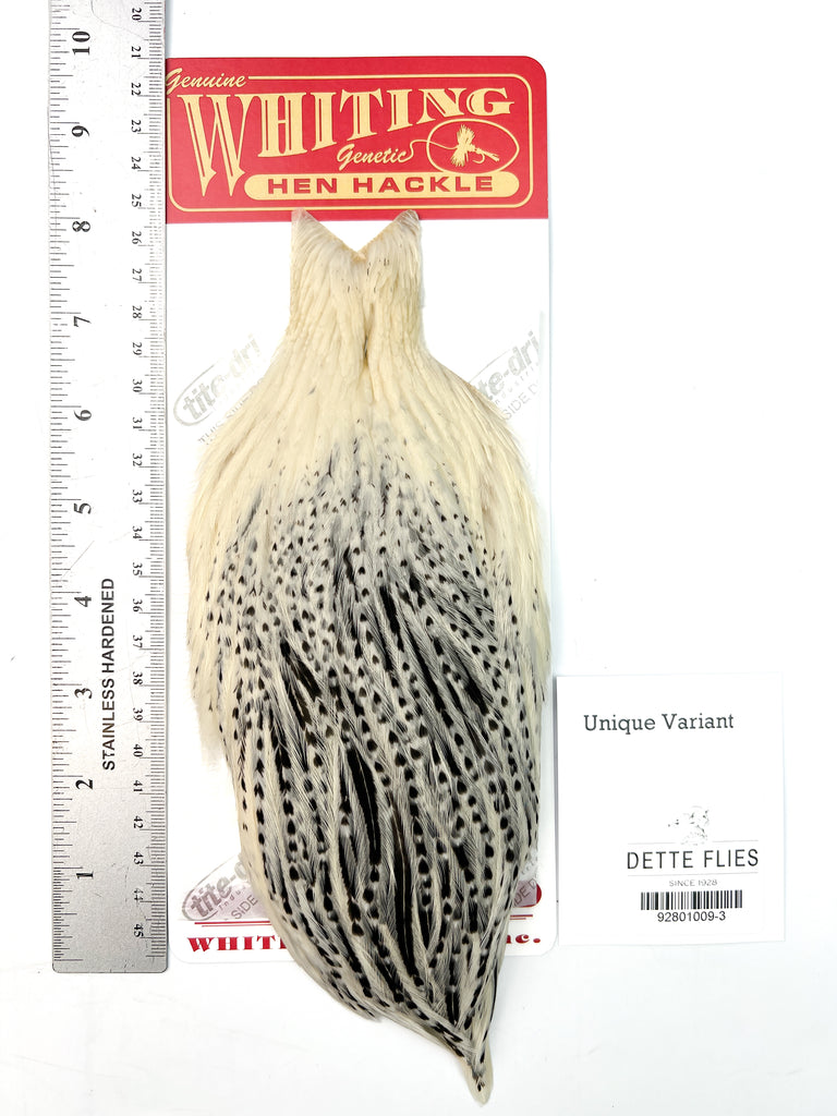 Unique Variant - Whiting Line Hen Cape – Dette Flies