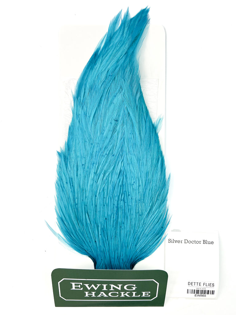 Silver Doctor Blue - Ewing Rooster Cape (565) – Dette Flies