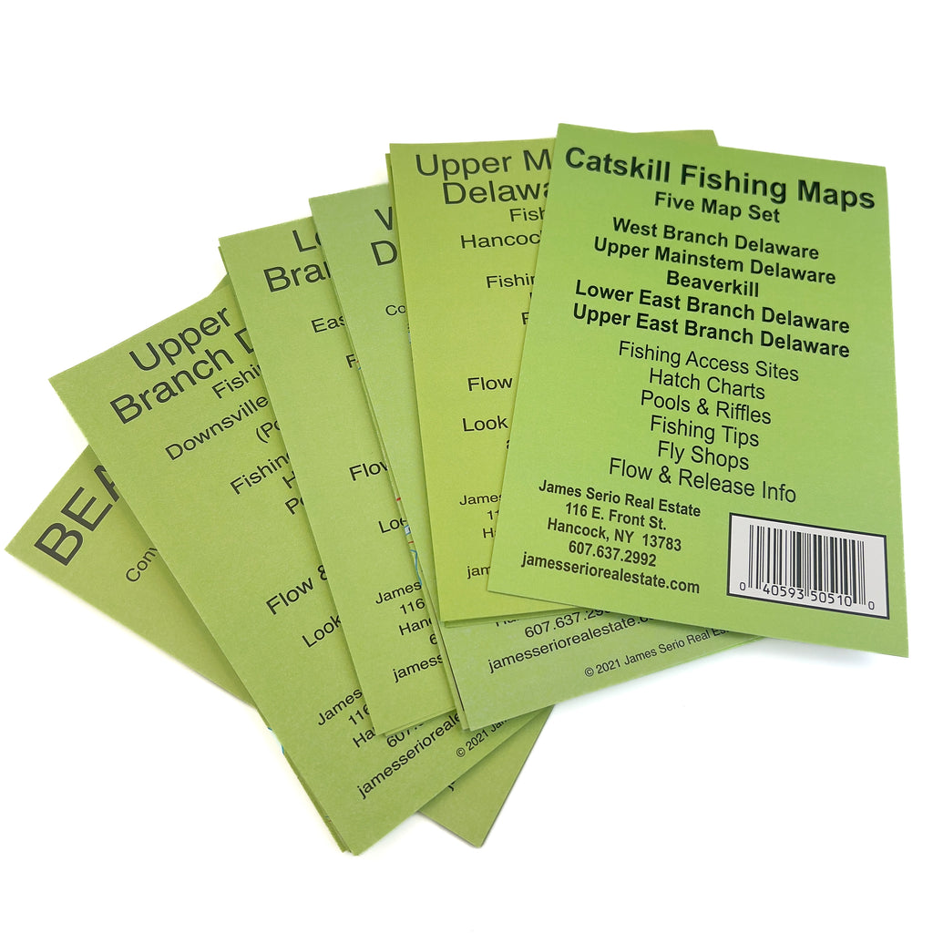 Catskill Fishing Maps – Dette Flies